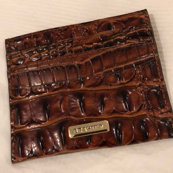 Brahmin | Bags | Brahmin Cheryl Card Case In Pecan From Melbourne ...